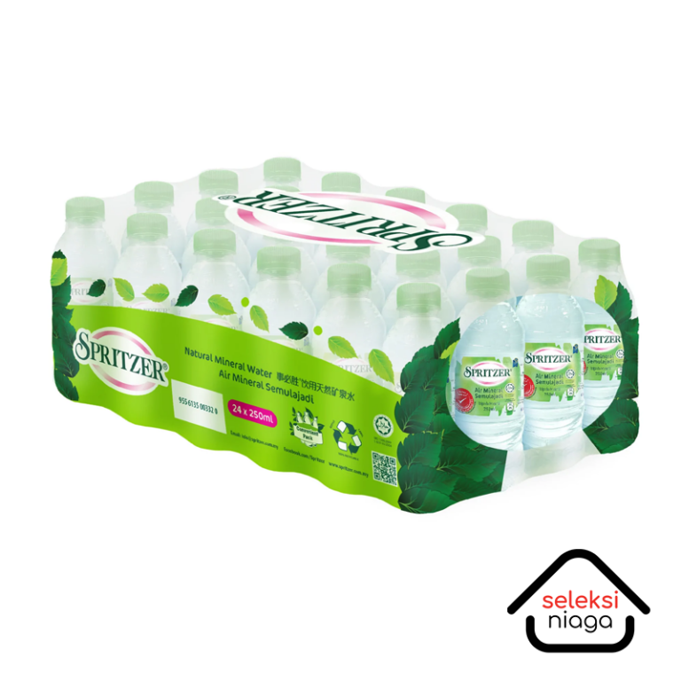 250ml Spritzer Natural Mineral Water — Seleksi Niaga